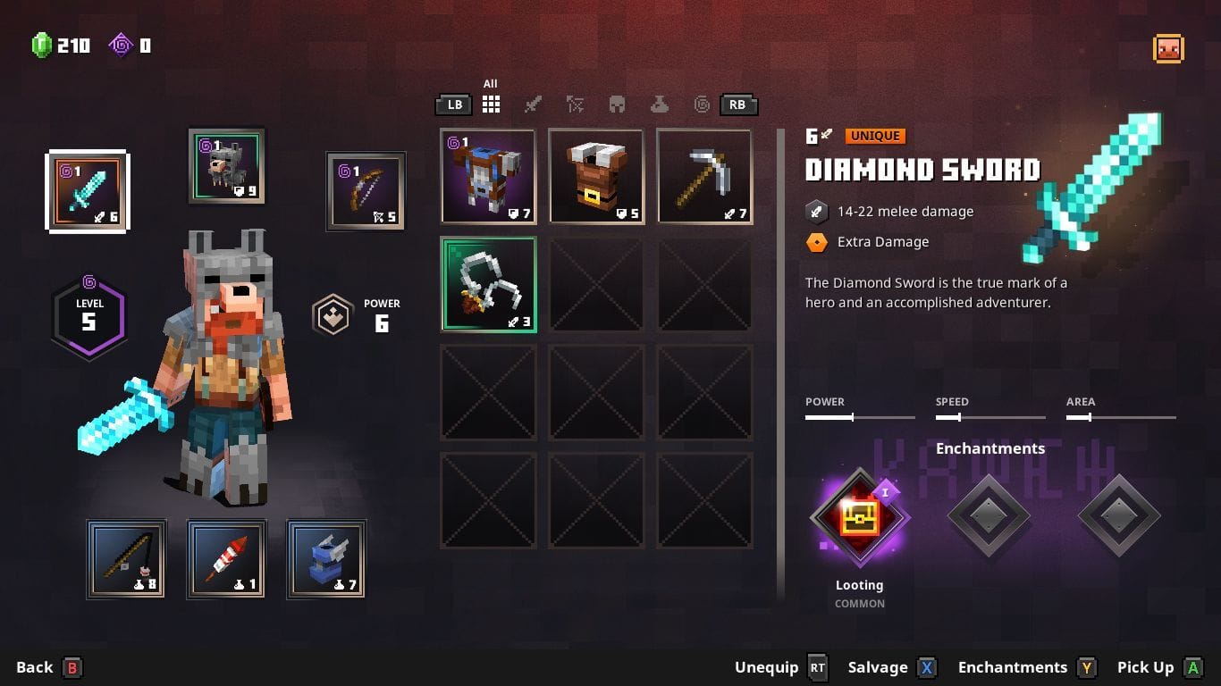 How to get a diamond sword in Minecraft Dungeons