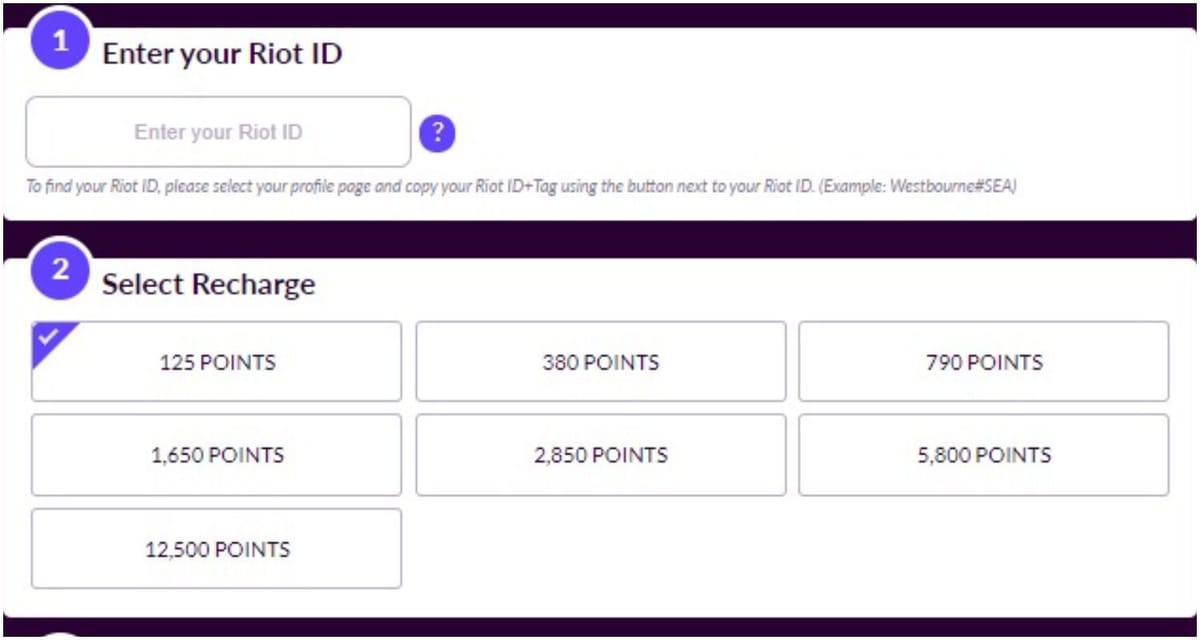 How to purchase Valorant Points through Codashop