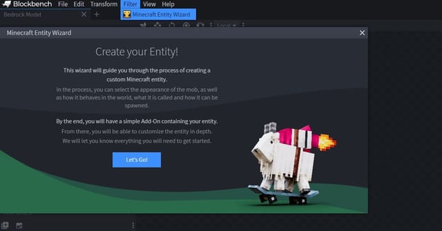 Minecraft Entity Wizard in Blockbench: All you need to know