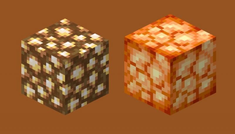 Glowstone vs shroomlight in Minecraft: How different are the two blocks?