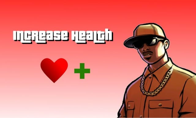 How to increase health in GTA San Andreas