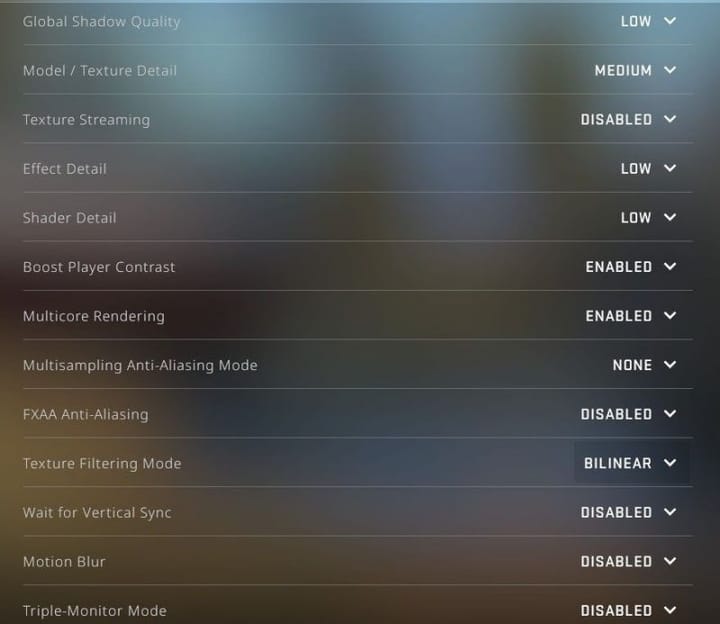 Best CS:GO settings for players with low-end PCs