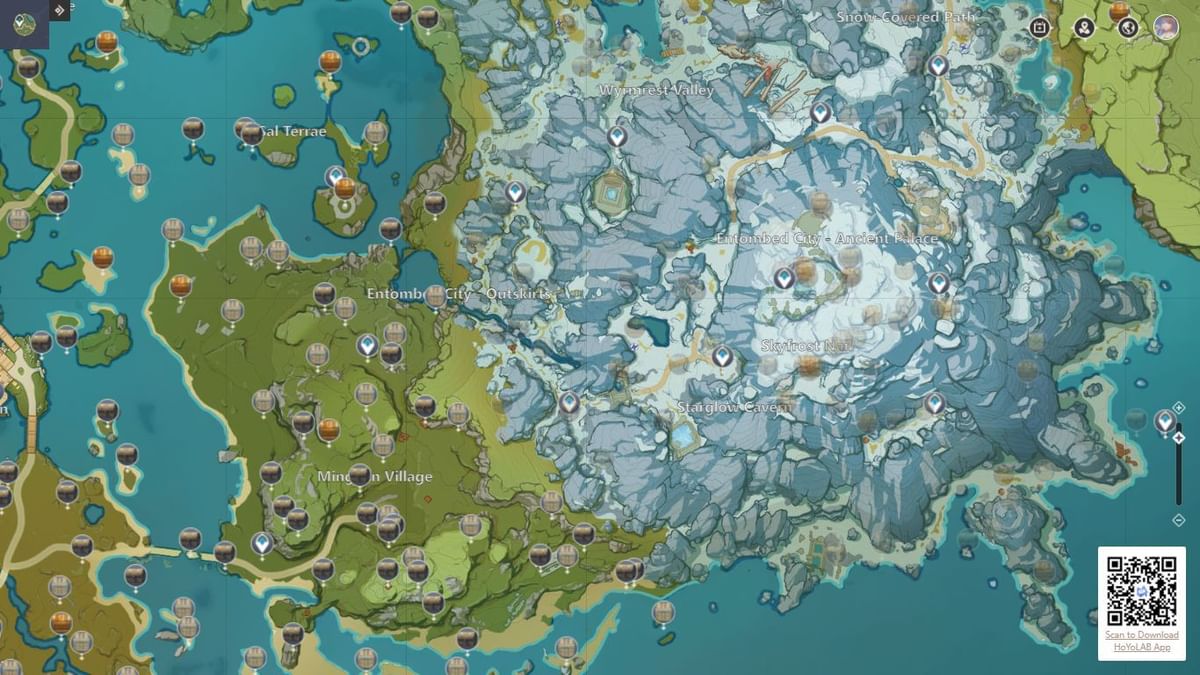 How to best use Genshin Impact interactive map: Routes, exploration and ...