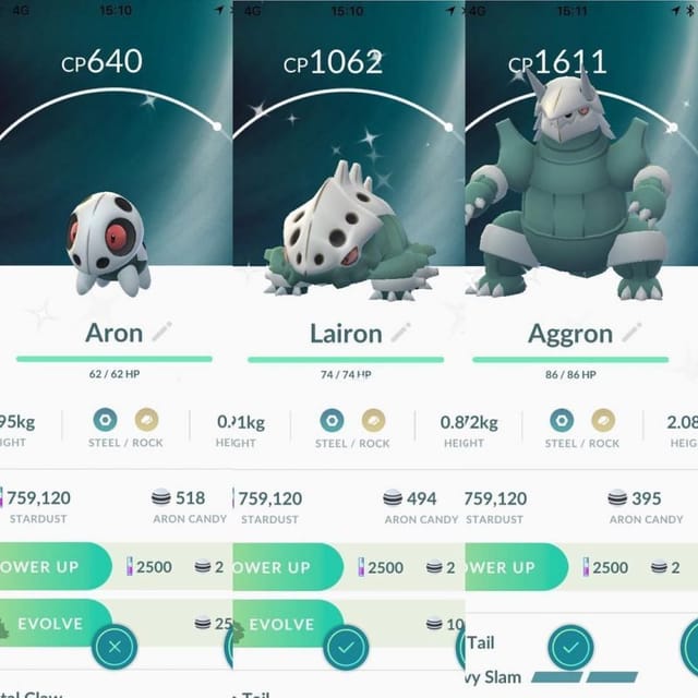 All of Aggron's weaknesses in Pokemon GO