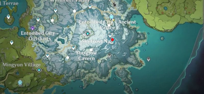 All 8 Dragonspine tablet locations in Genshin Impact: Complete ...