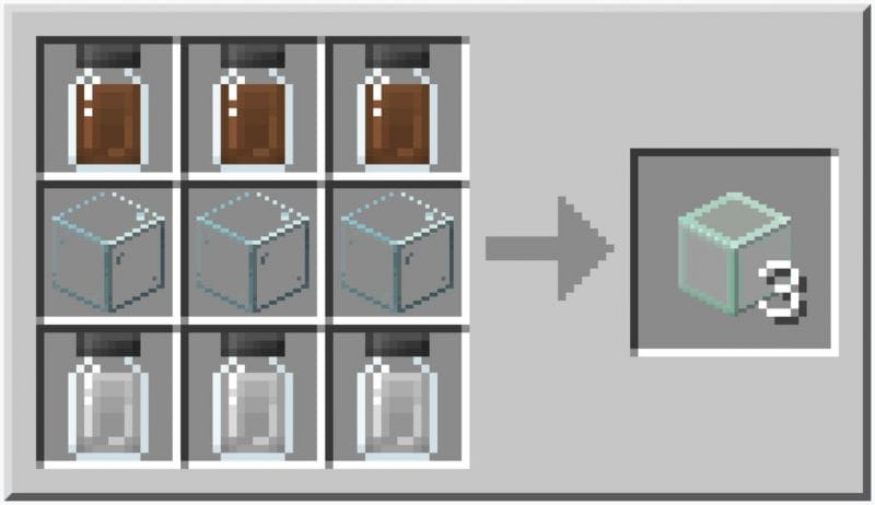 How to make hardened glass in Minecraft: Education Edition
