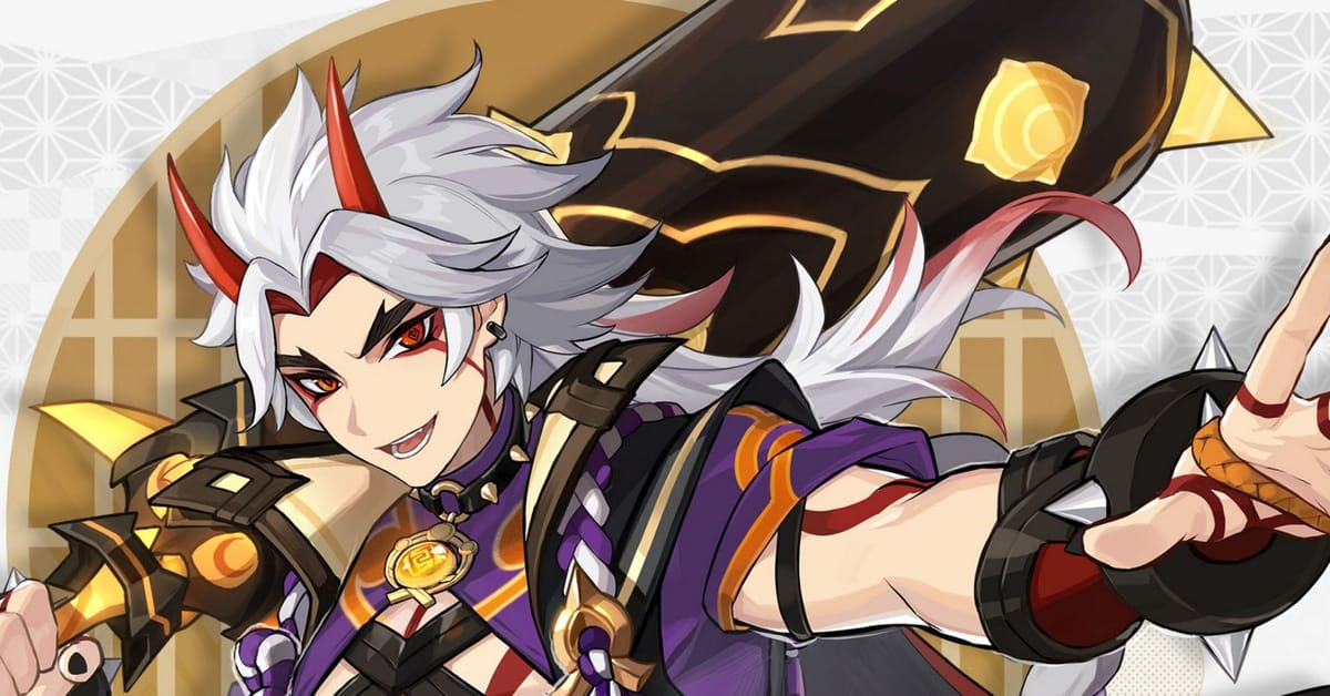 Genshin Impact 2.3 leaks: Itto’s character model and splash art revealed