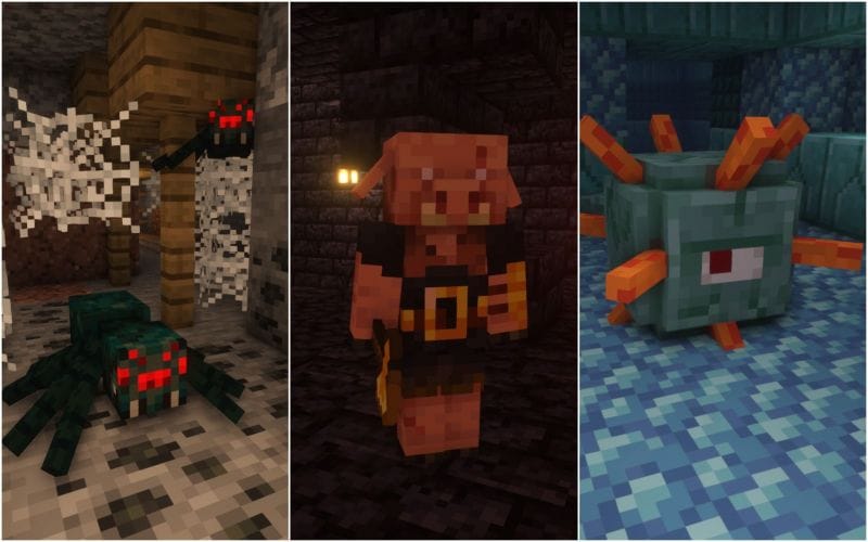 Top 5 structure-exclusive mobs in Minecraft