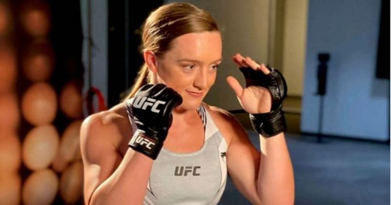 Aspen Ladd Weigh In Rising Ufc Star Shakes Visibly While Attempting To Make Weight For Ufc