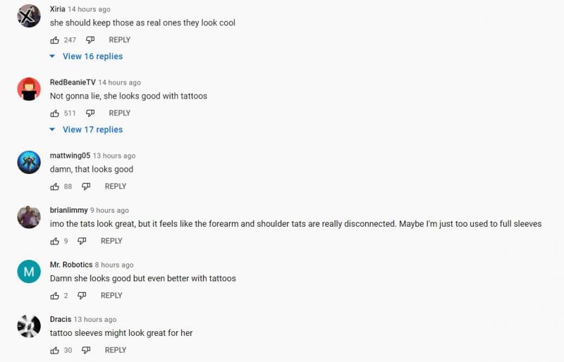 Pokimane shows off her new tattoos on livestream, chaos ensues