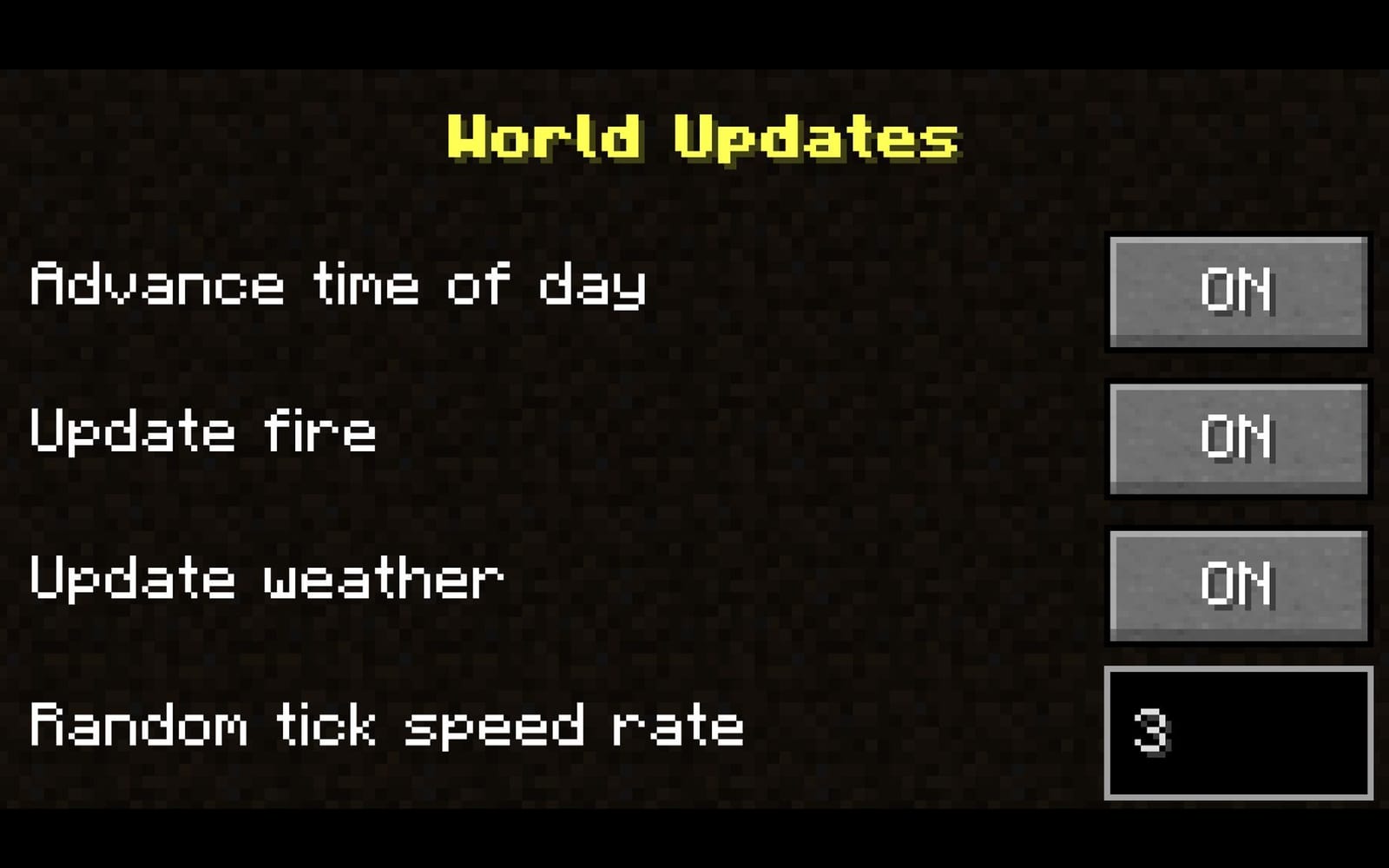 How to change random tick speed in Minecraft