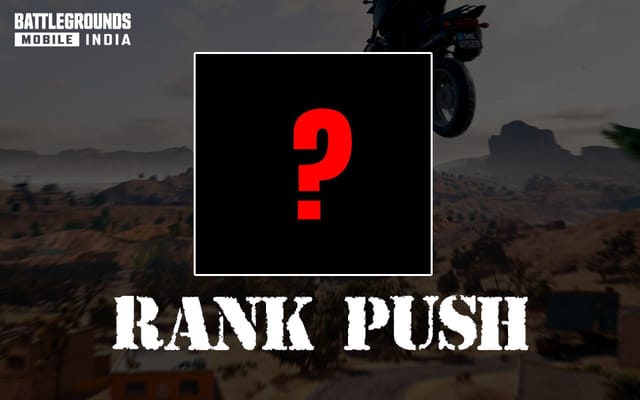 Which BGMI map is the best choice for rank push, and why?