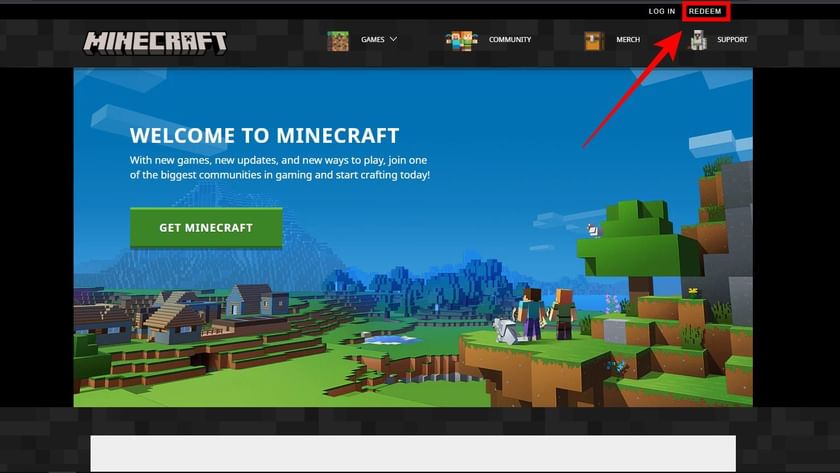 Where to redeem Minecraft codes?