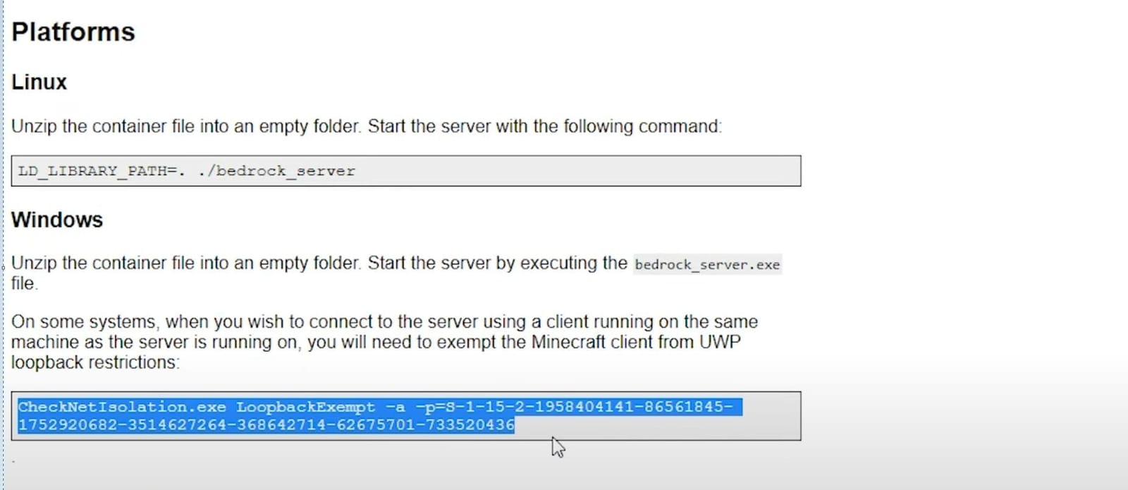 How to make a Minecraft Bedrock Edition server