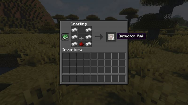 How to use a detector rail in Minecraft