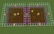 How to create a crop farm using villagers in Minecraft
