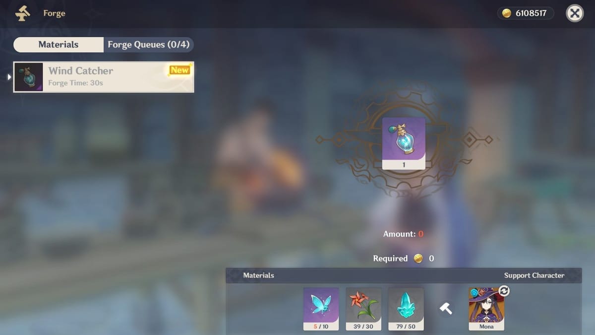 How to craft and use Wind Catcher in Genshin Impact