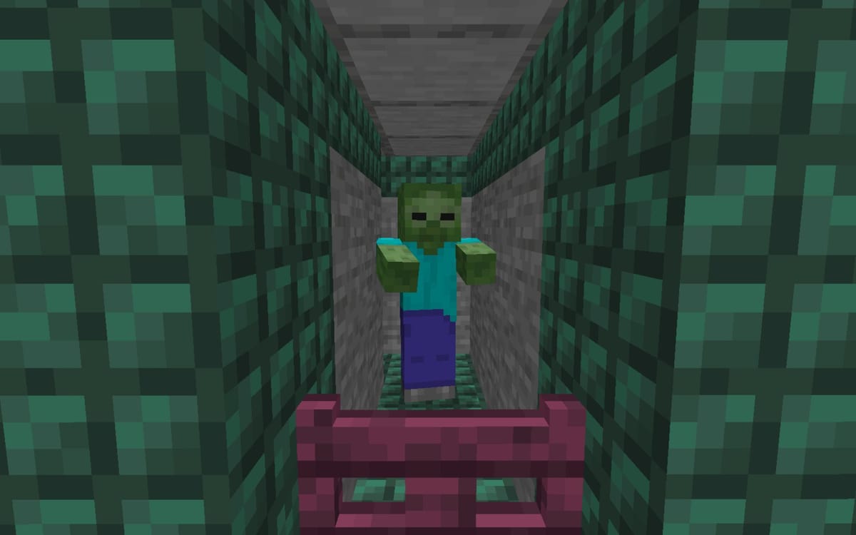 How to capture a Zombie in Minecraft