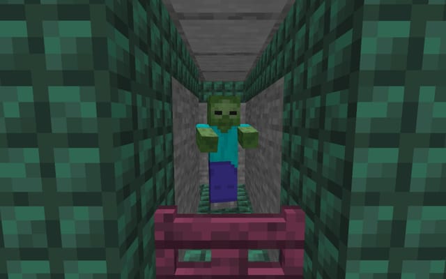 How to capture a Zombie in Minecraft