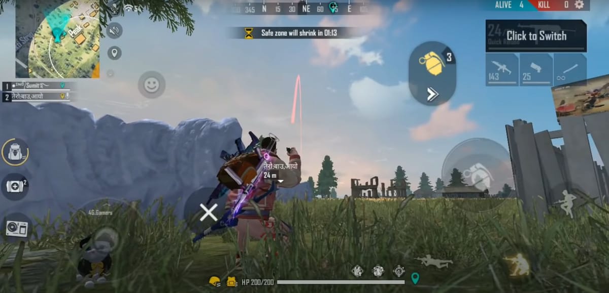 Top 5 tips and tricks to use different grenades in Free Fire