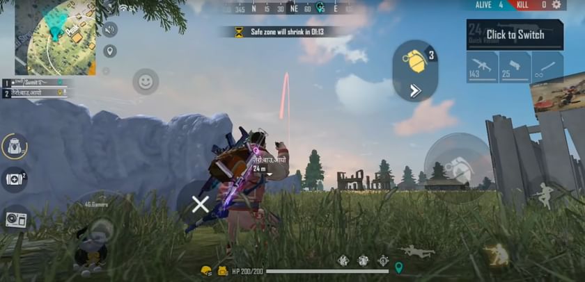 List of all Free Fire grenades and how to use them