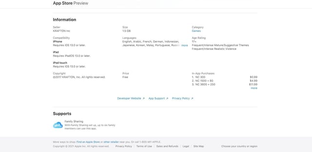 Minimum requirements for PUBG New State on Android and iOS devices