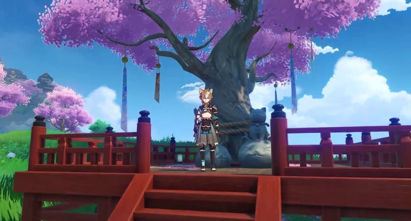 Genshin Impact 2.3 leaks: New Sakura tree furnishing spotted as Sacred ...