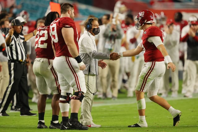 Alabama HC Nick Saban reveals the "turning point" in Mac Jones' college ...