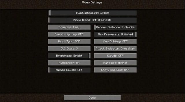 How to run Minecraft with optimal FPS on a low-end PC
