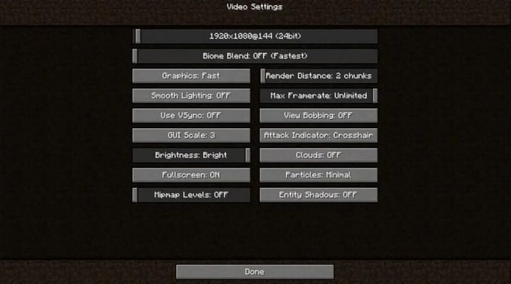 How to run Minecraft with optimal FPS on a low-end PC