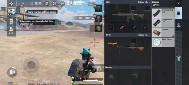 3 best gun combinations in BGMI for aggressive gameplay