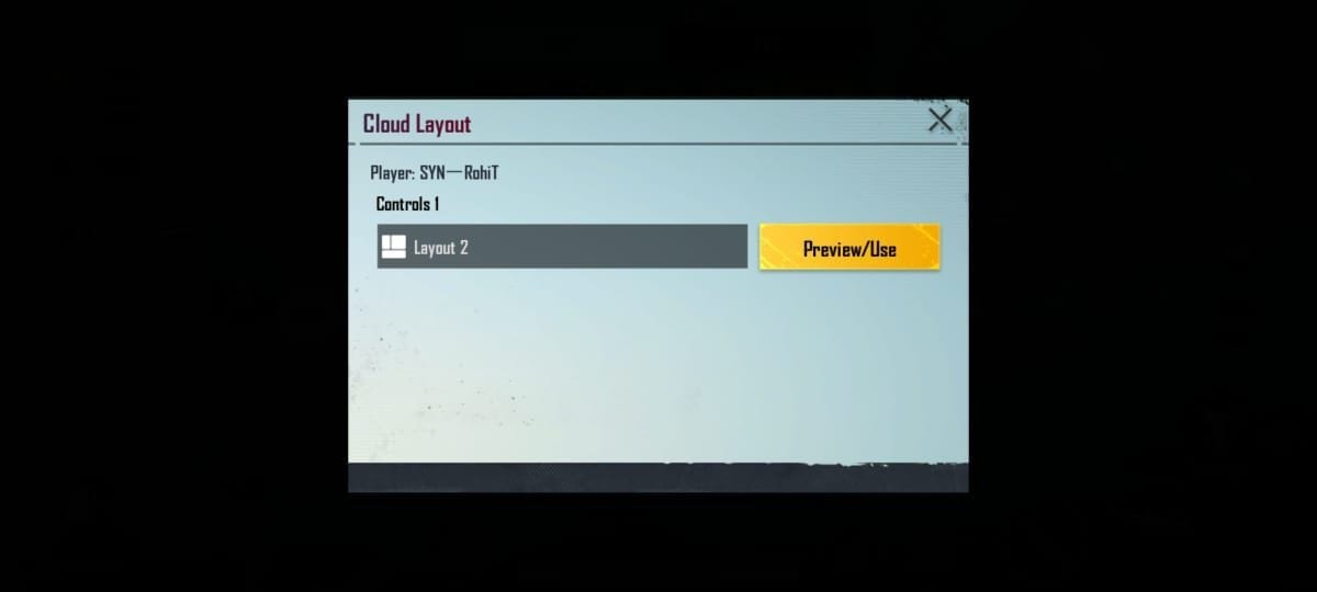 Best BGMI control code for 4 finger setup
