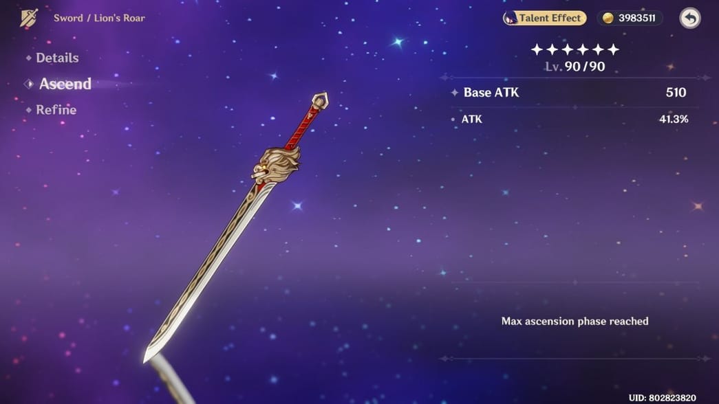 5 best swords for Albedo in Genshin Impact