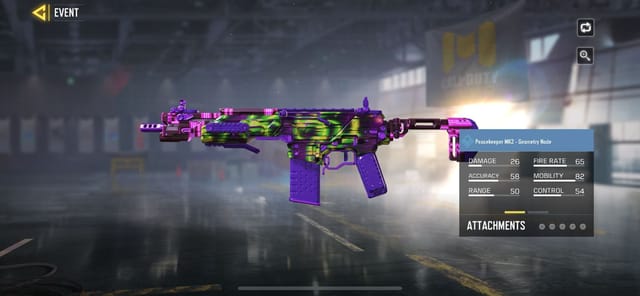 COD Mobile Peacekeeper MK2 Geometry Node