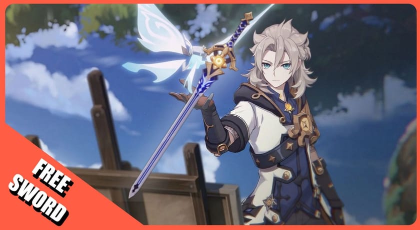 Genshin Impact 2.3 free Albedo sword stats