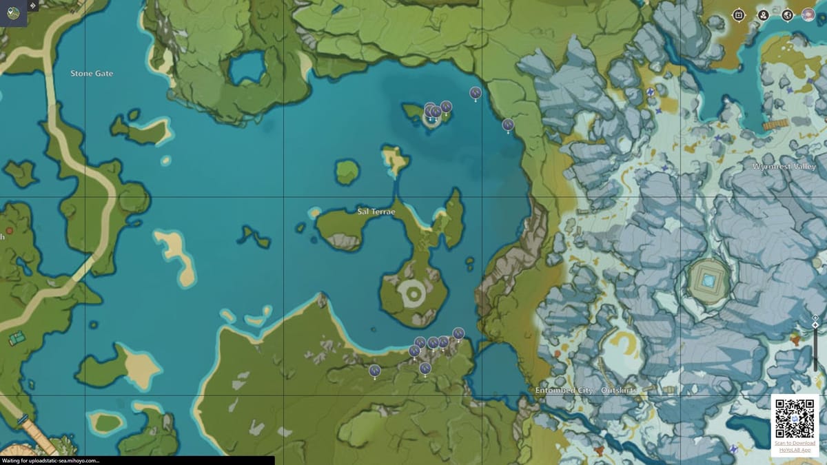 All Violetgrass locations in Genshin Impact