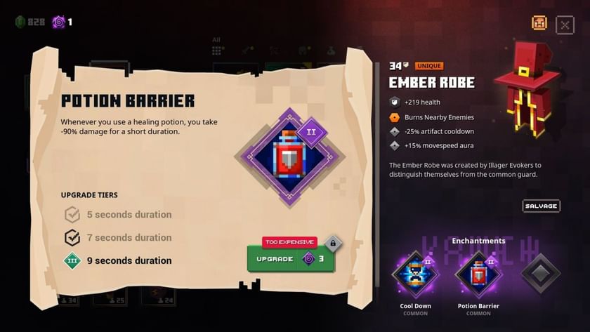 How to get the Ember Robe in Minecraft Dungeons