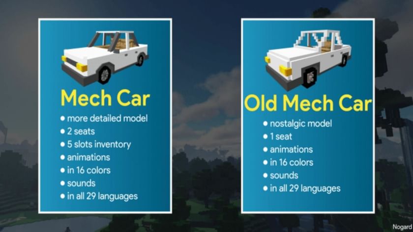 How to add cars in Minecraft: Bedrock Edition