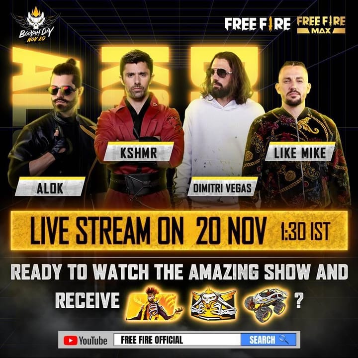 Celebrations galore for Free Fire’s Booyah Day on 20 November