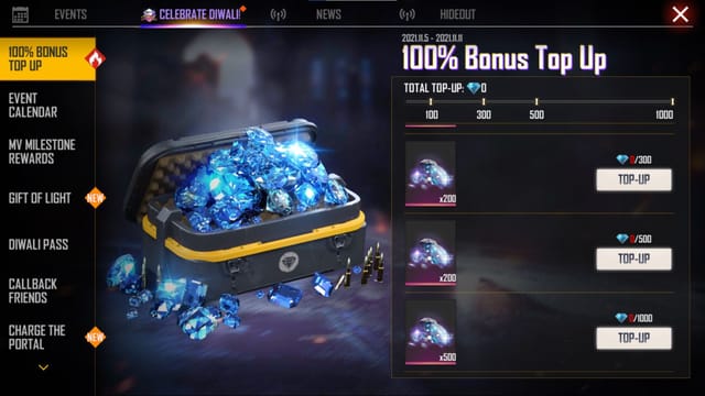 5 best Garena Free Fire top-up offers of 2021