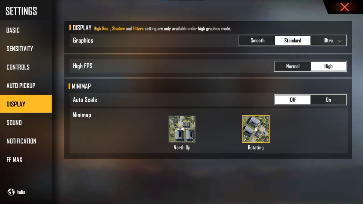 Best Free Fire MAX settings for one-touch headshots