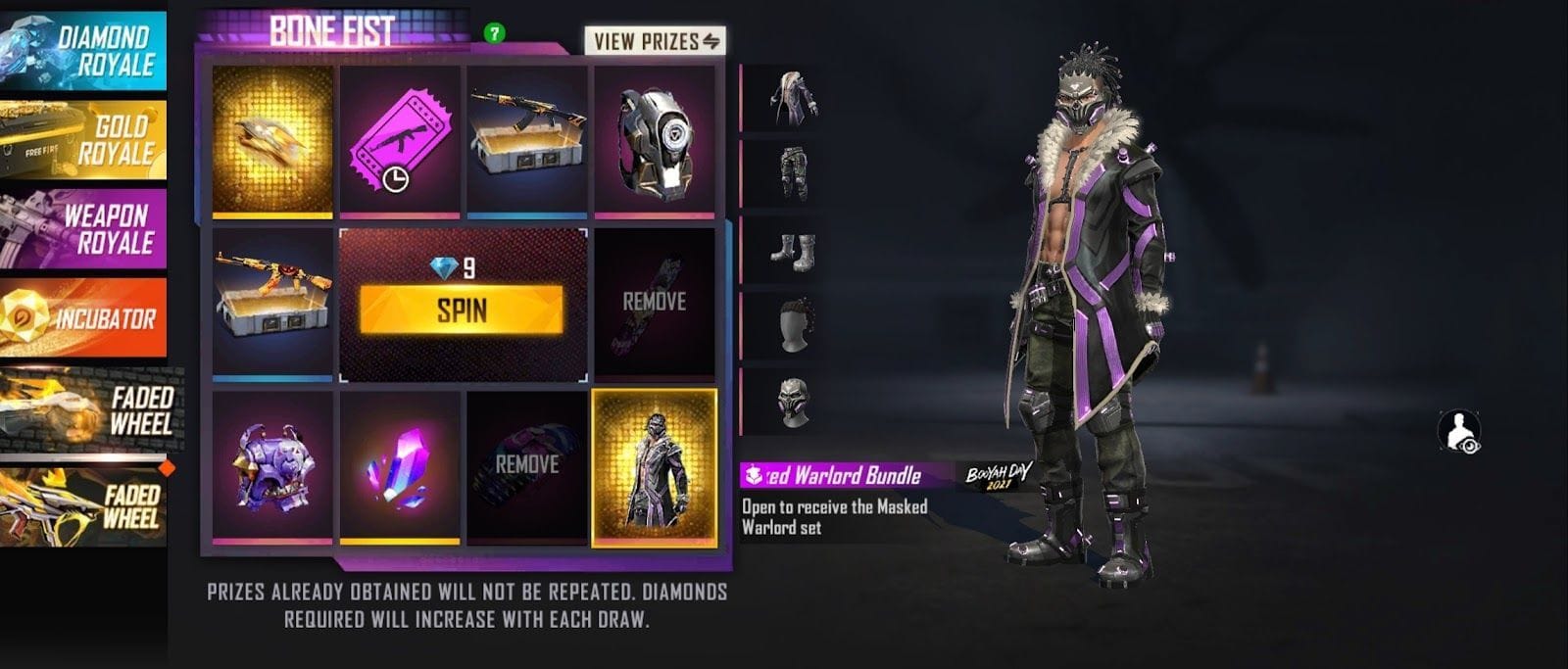 5 rarest Garena Free Fire bundles of 2021