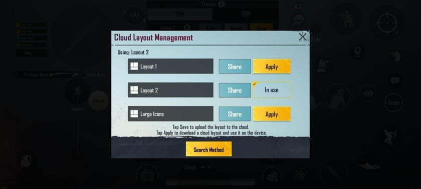 Best BGMI control code for 4 finger setup