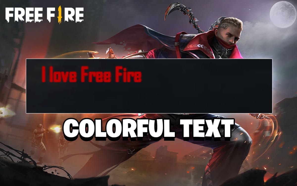 How to change signature text color in Free Fire