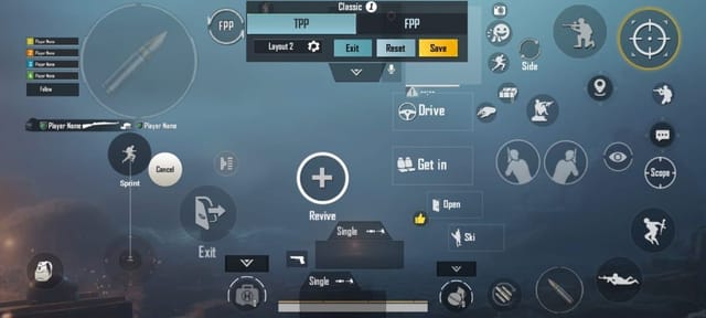 Best BGMI control code for 4 finger setup