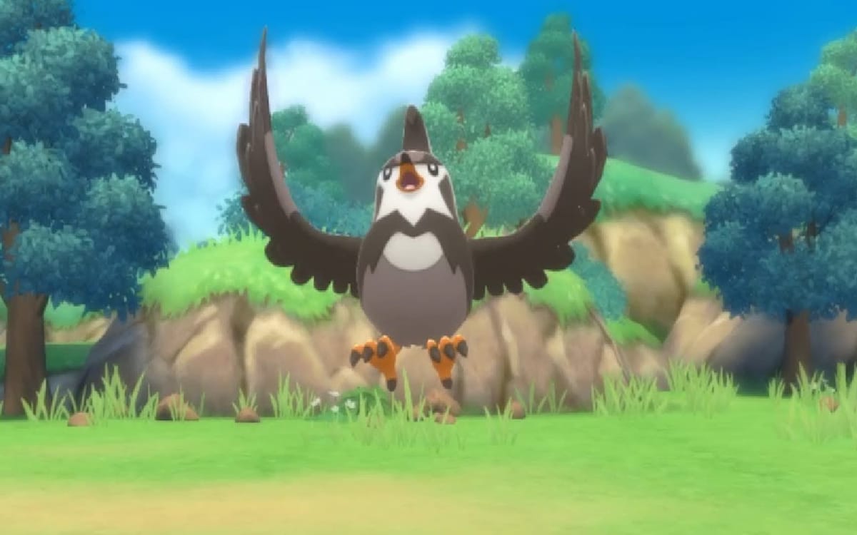 What level does Staravia evolve at in Pokemon Brilliant Diamond and ...