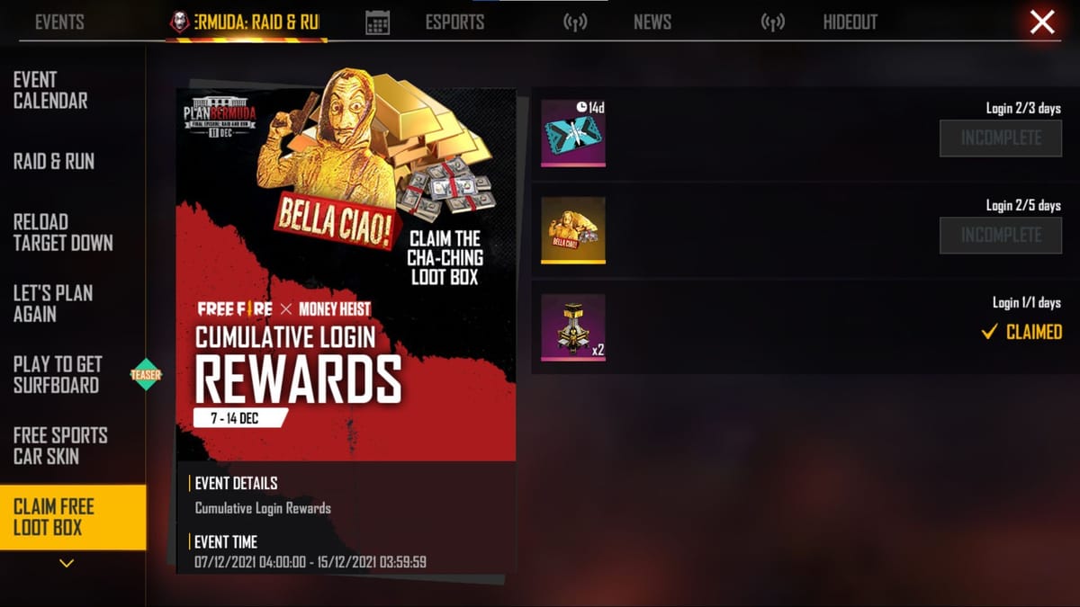 How to get free legendary Loot Box skin in Garena Free Fire without ...