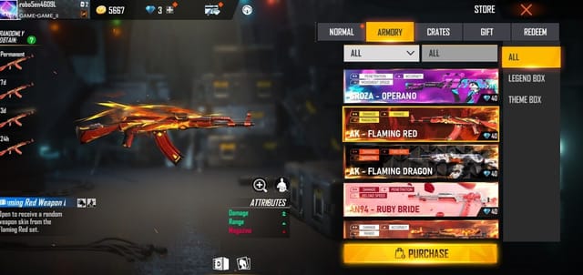 5 best Free Fire skins to get with diamonds in December 2021