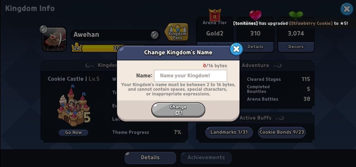 50 best stylish Cookie Run: Kingdom names