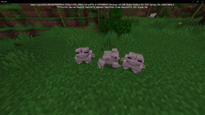 How to find frogs in Minecraft Bedrock beta